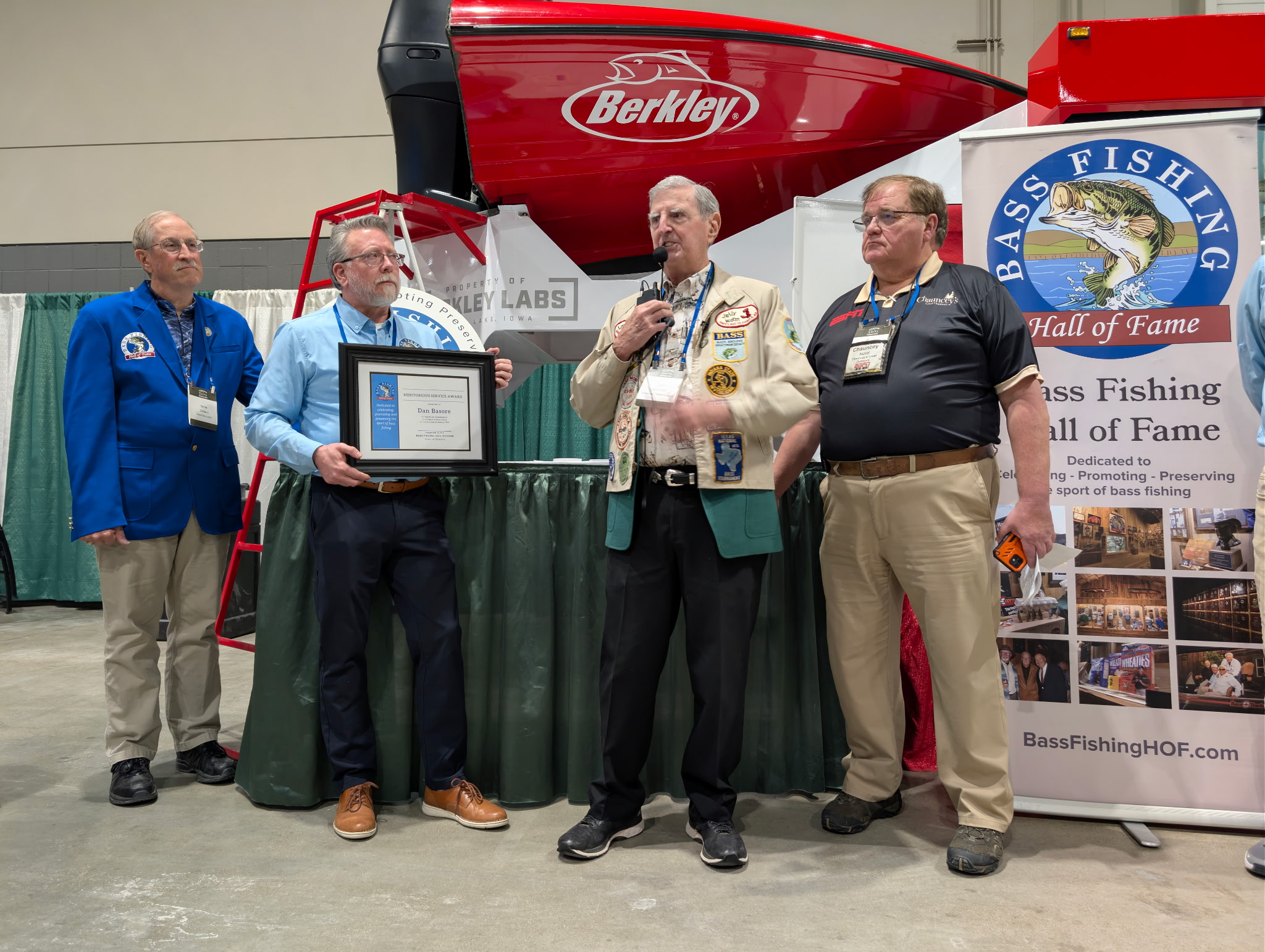 HOF Honors Noted Fishing Historian Dan Basore - The Bass Fishing Hall ...